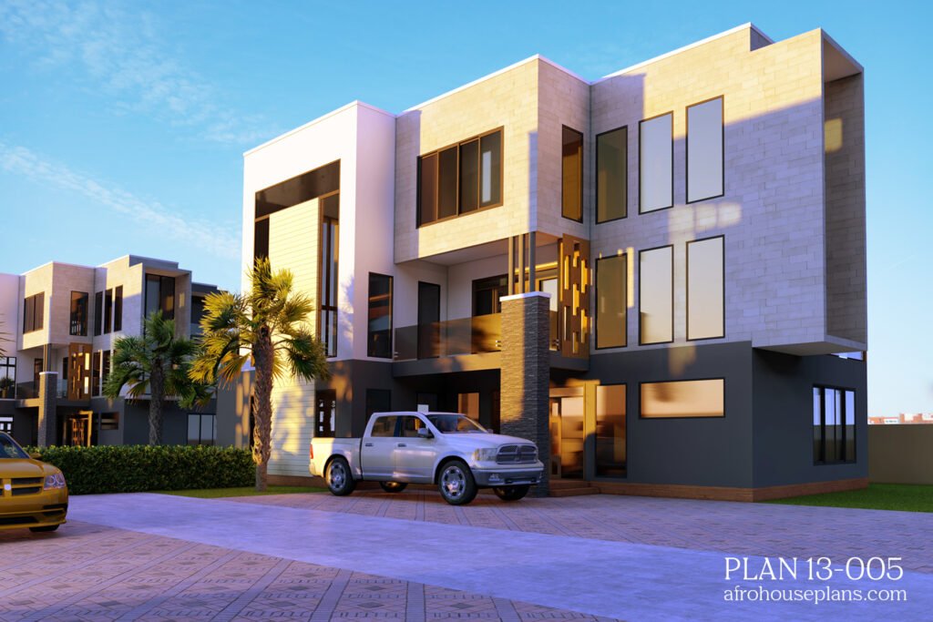 Modern Mansion Plan 13005 – AfrohousePlans