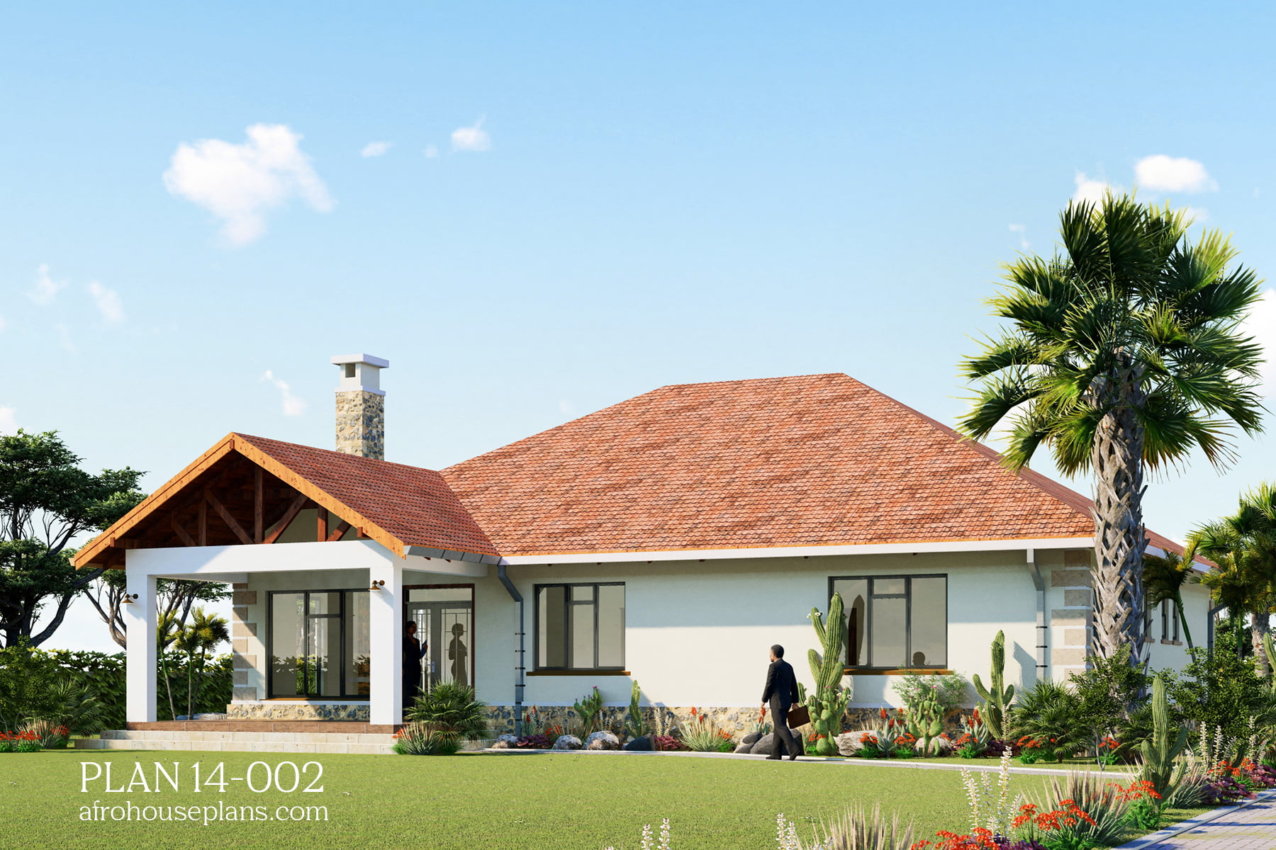 Simple Traditional House Plans, Floor Plans & Designs | AfroHousePlans.com