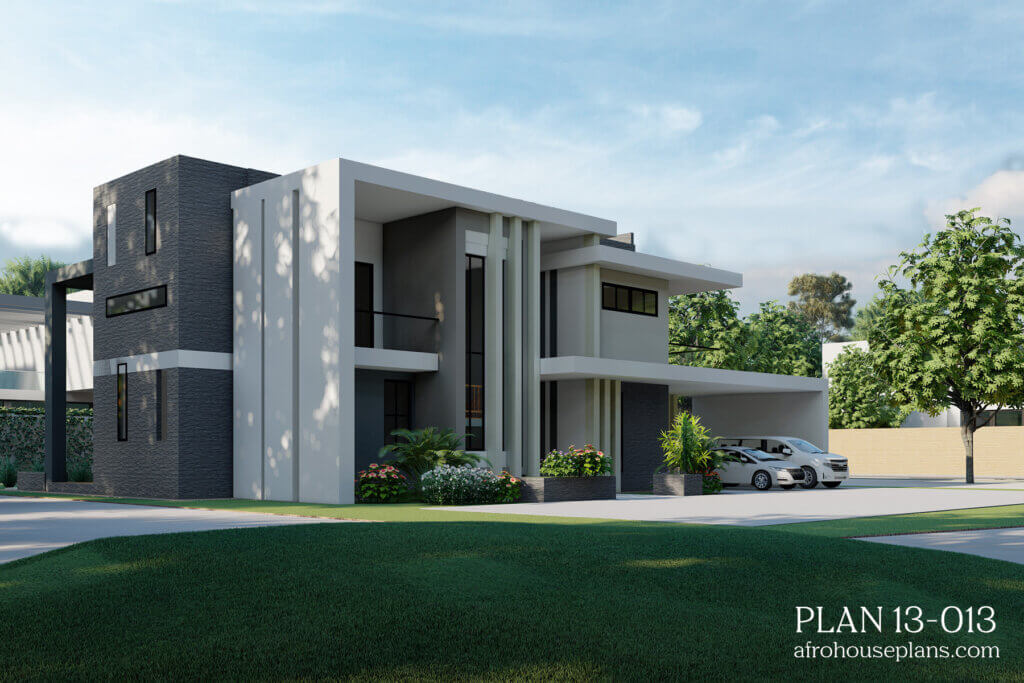 3 Bedroom Modern House Design 13013 – AfrohousePlans