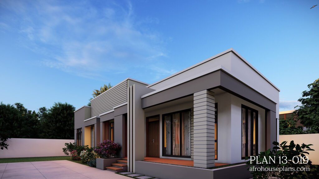 Modern Adobe Home Plan 13019 – AfrohousePlans