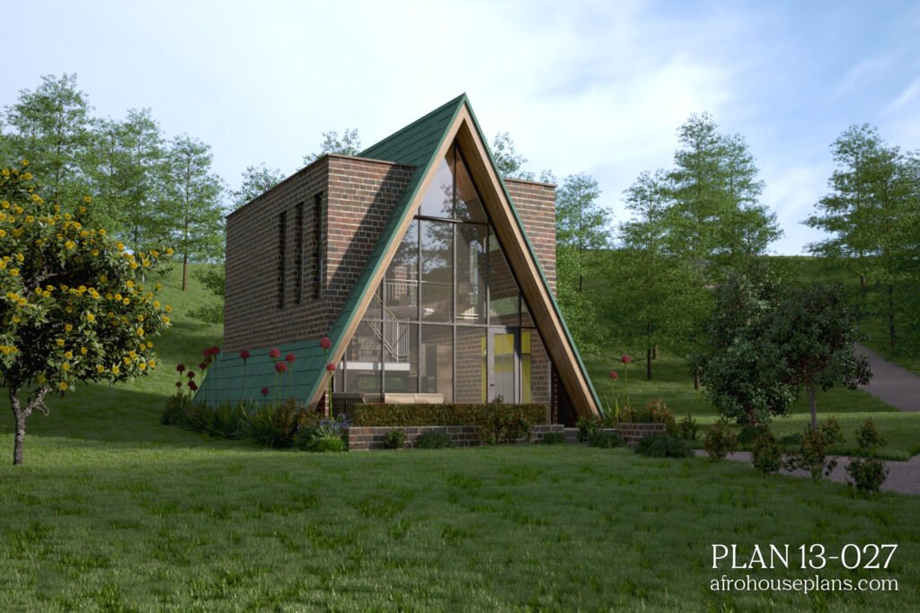 A Frame House Design Plan 13027 – AfrohousePlans